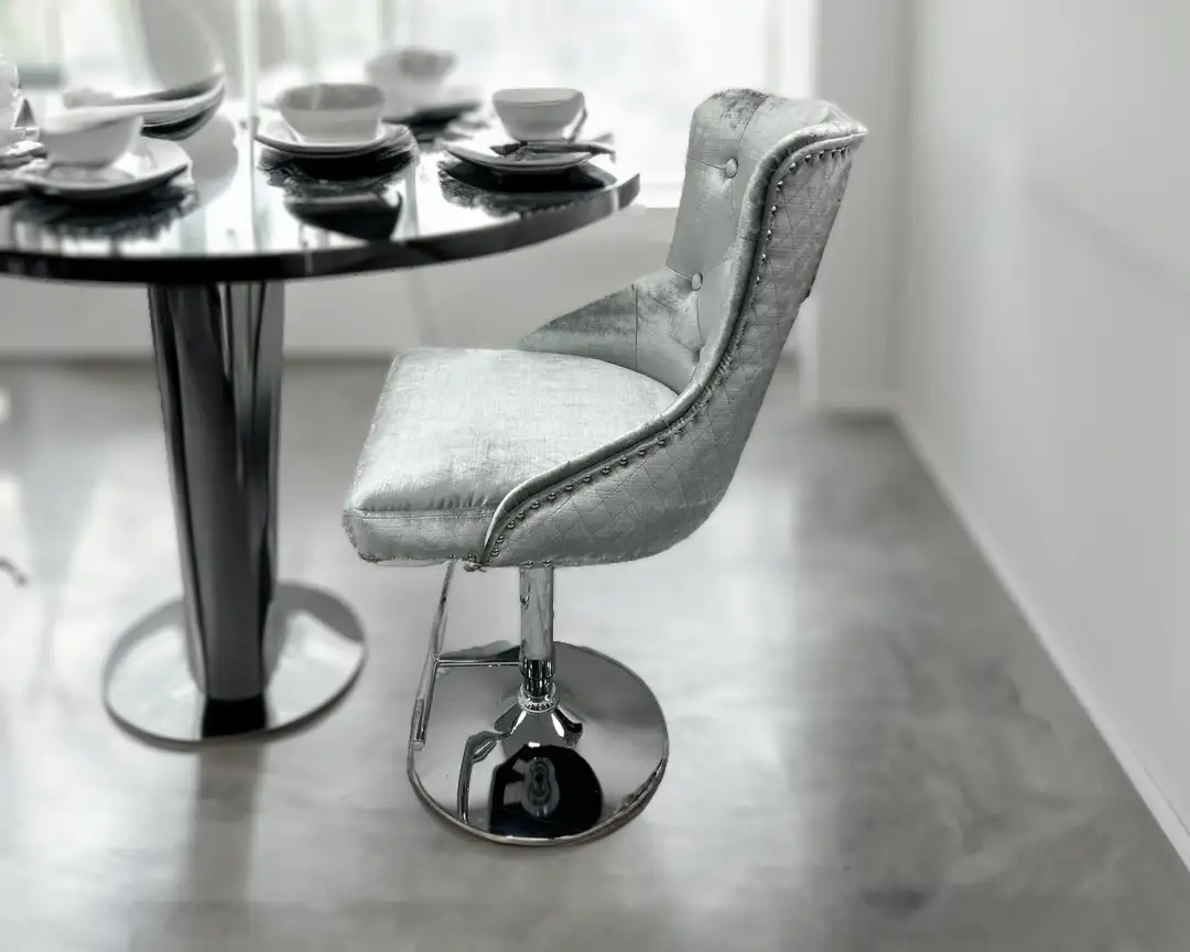 Mayfair Bar Stool With Lion Ringer - Allsorts Furniture Ltd
